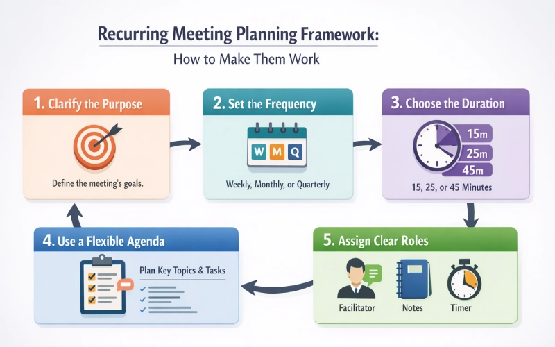 How to Plan a Recurring Meeting That Actually Works