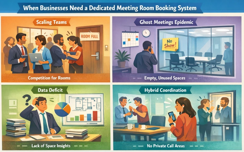 Benefits of Meeting Room Booking System for Modern Workplaces